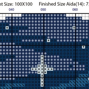 Ocean Wave Cross Stitch Pattern, Easy Beach Cross Stitch , Embroidery ...