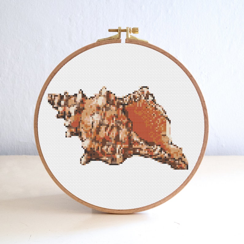 Sea Shell Cross Stitch Pattern Set Beach Ocean Cross Stitch - Etsy