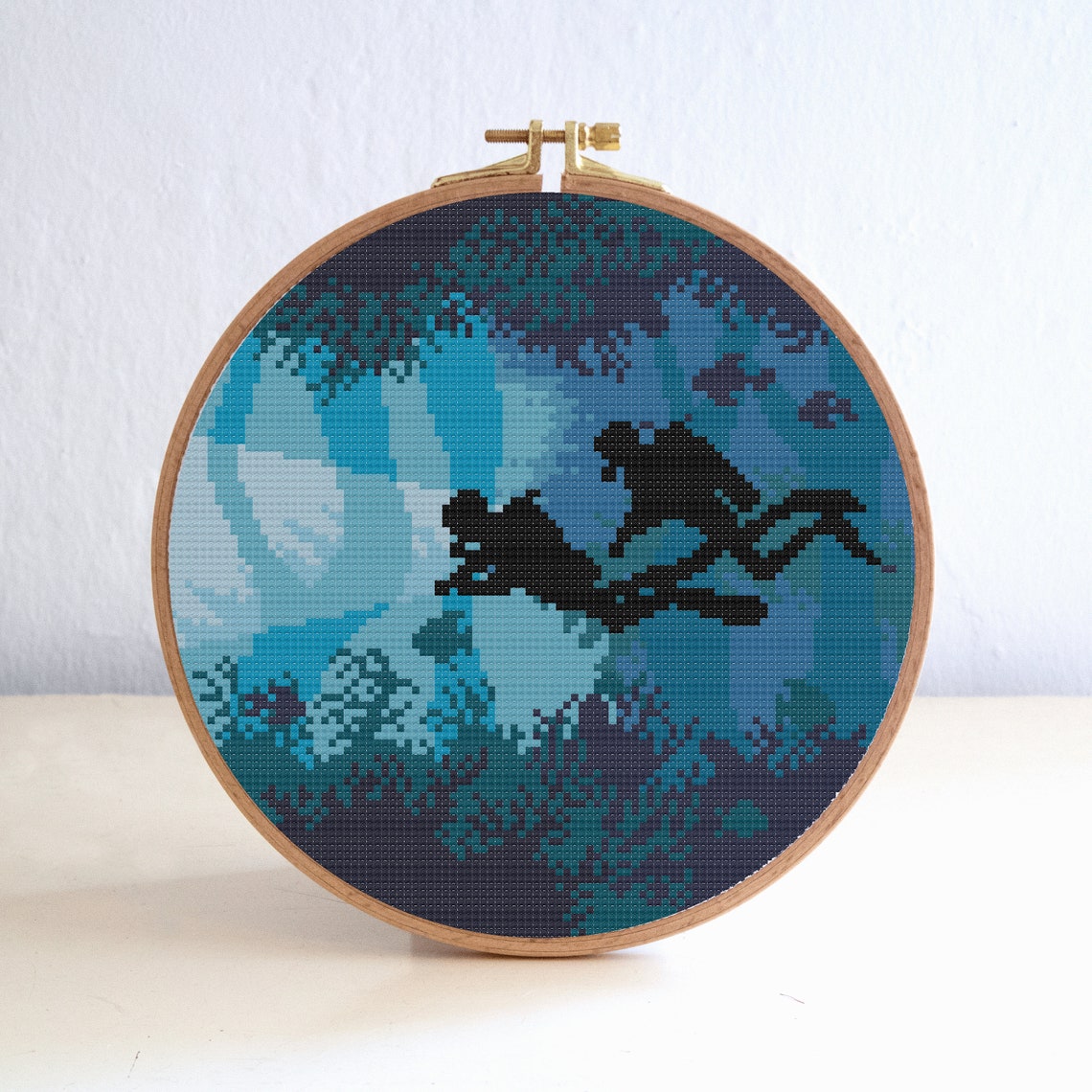 Scuba Diving Cross Stitch Pattern , Deep Ocean Cross Stitch Pattern ...