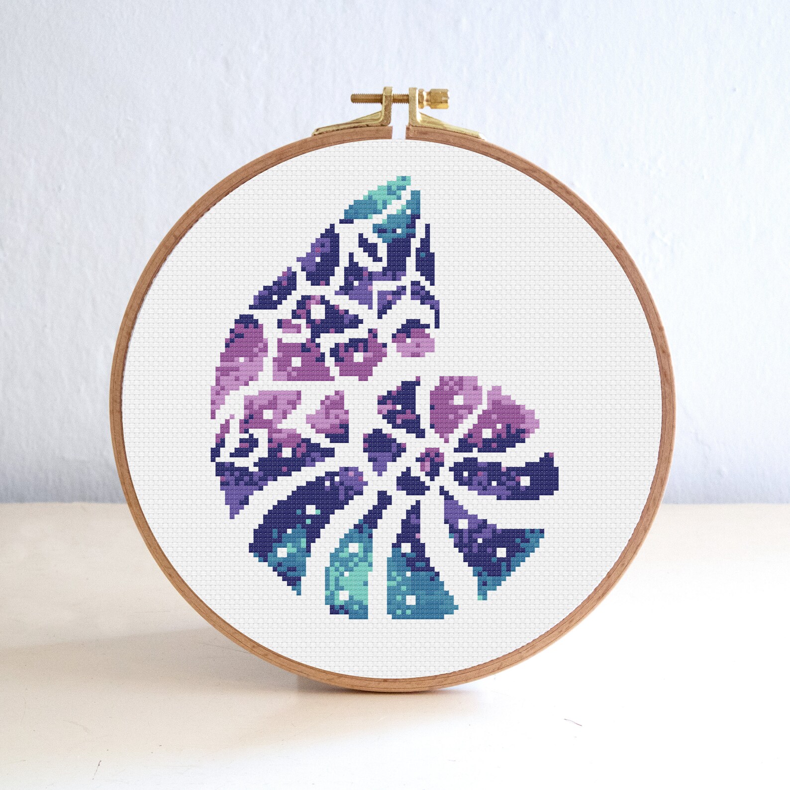 Mandala Sea Shell Cross Stitch Pattern Set , Beach Cross Stitch Pattern ...