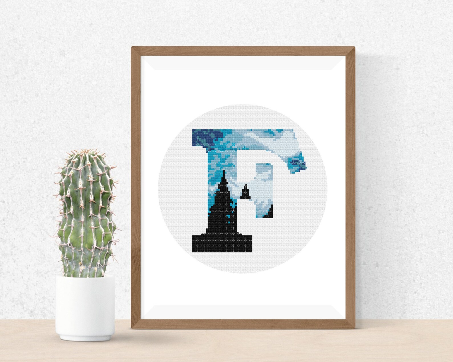 F Monogram Cross Stitch Pattern Alphabet Initial Letter - Etsy