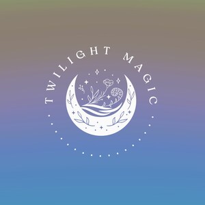 Premade Moon Brand Logo Design for Blog or Small Business | Etsy