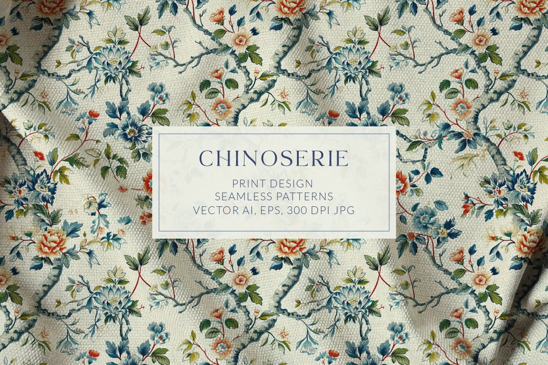 Chinese Traditional Seamless Pattern Ornament Pattern Classic Toile ...
