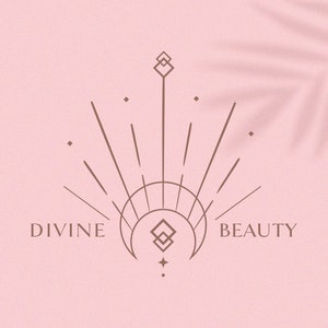 Premade Divine Beauty Brand Logo Design for Blog or Small Business ...