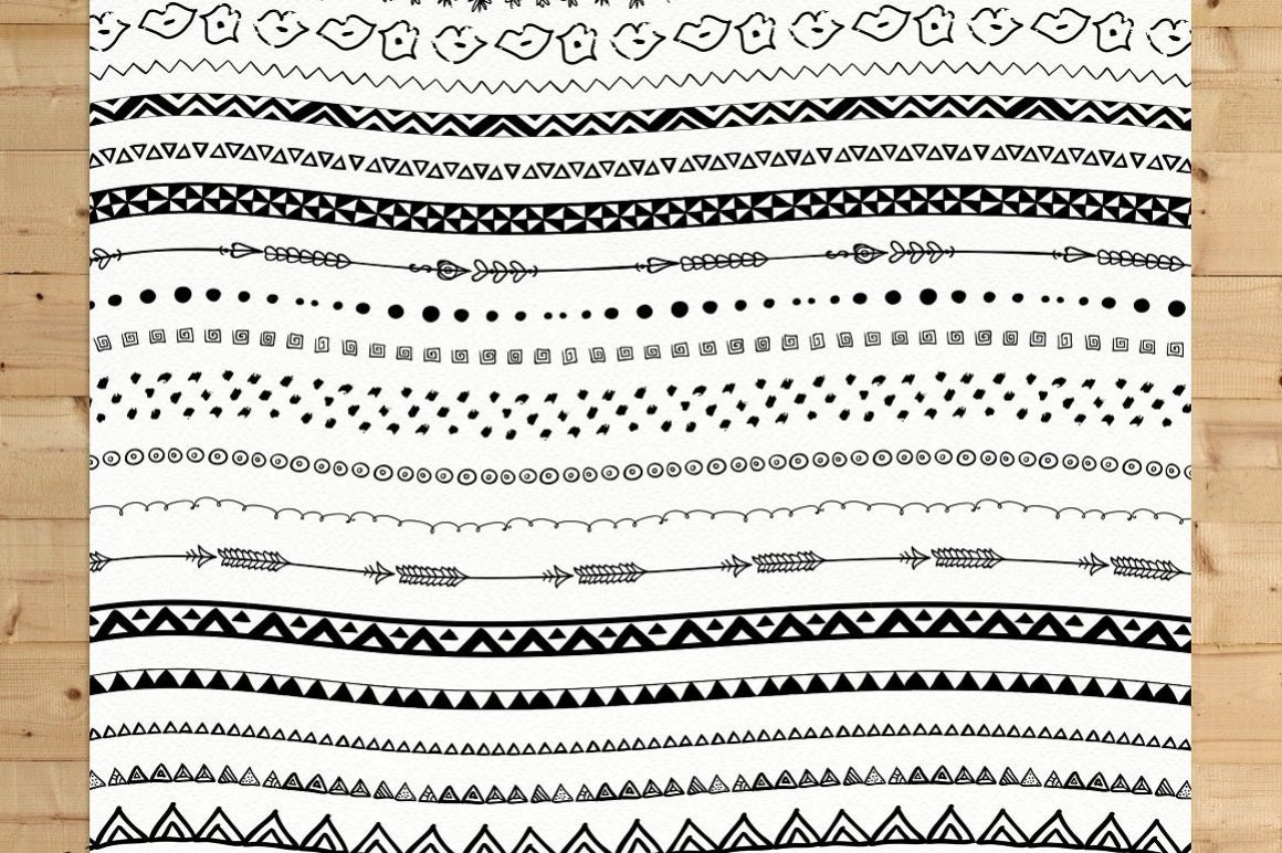 100 Pattern Brushes 9 Graphic Styles. Huge Pack of More Than | Etsy