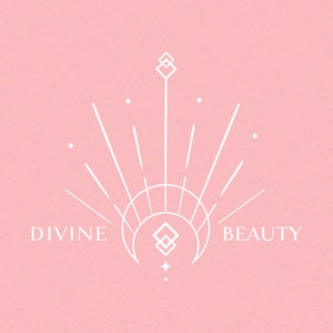 Premade Divine Beauty Brand Logo Design for Blog or Small Business ...