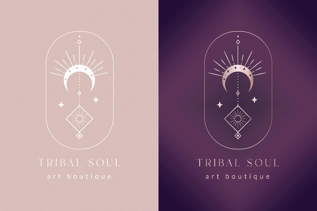 Premade Tribal Soul Brand Logo Design for Blog or Small Business ...