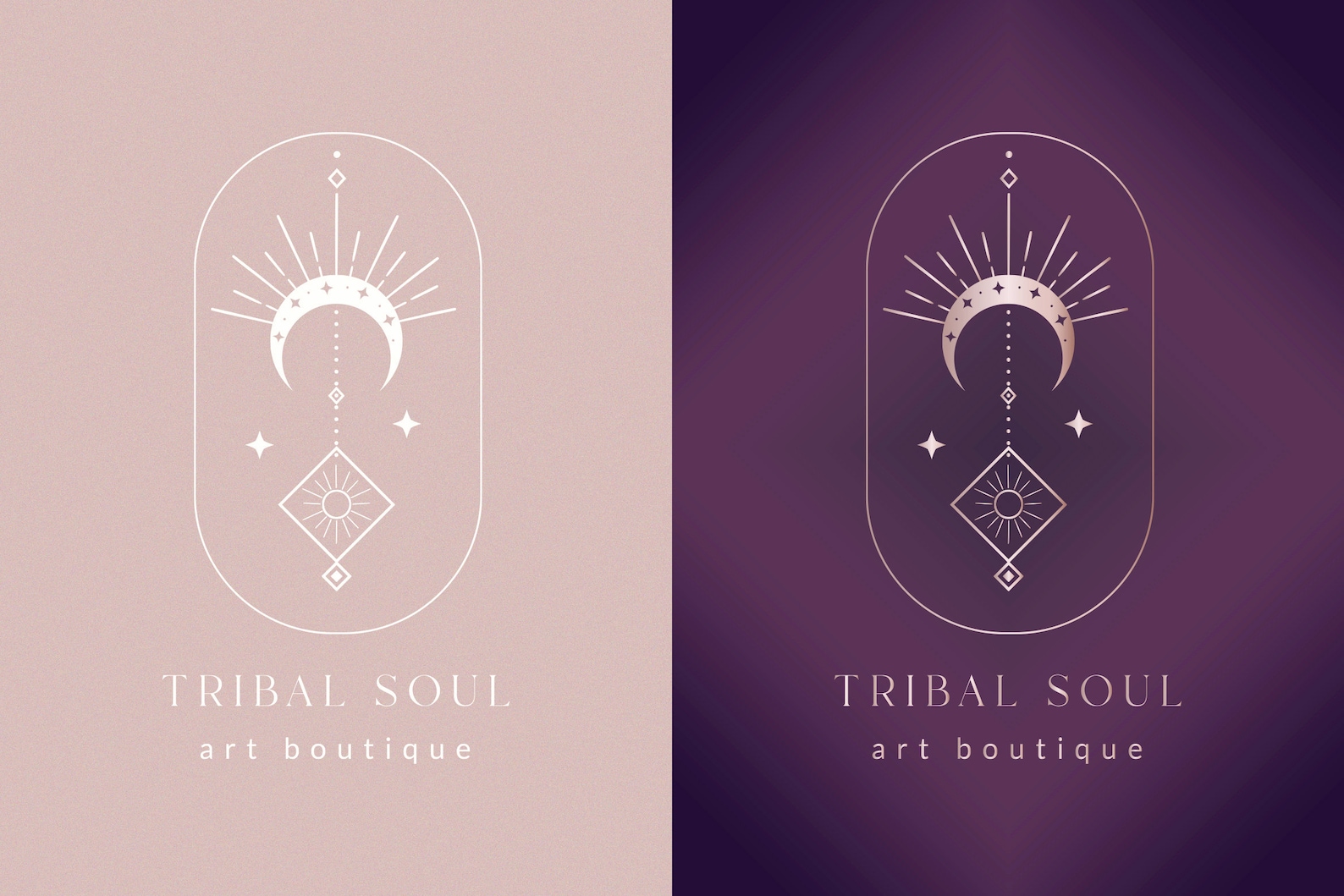 Premade Tribal Soul Brand Logo Design for Blog or Small - Etsy