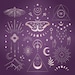 Divine Logo Design Elements. Esoteric Mystic Symbols: Eyes, Stars, Moon ...