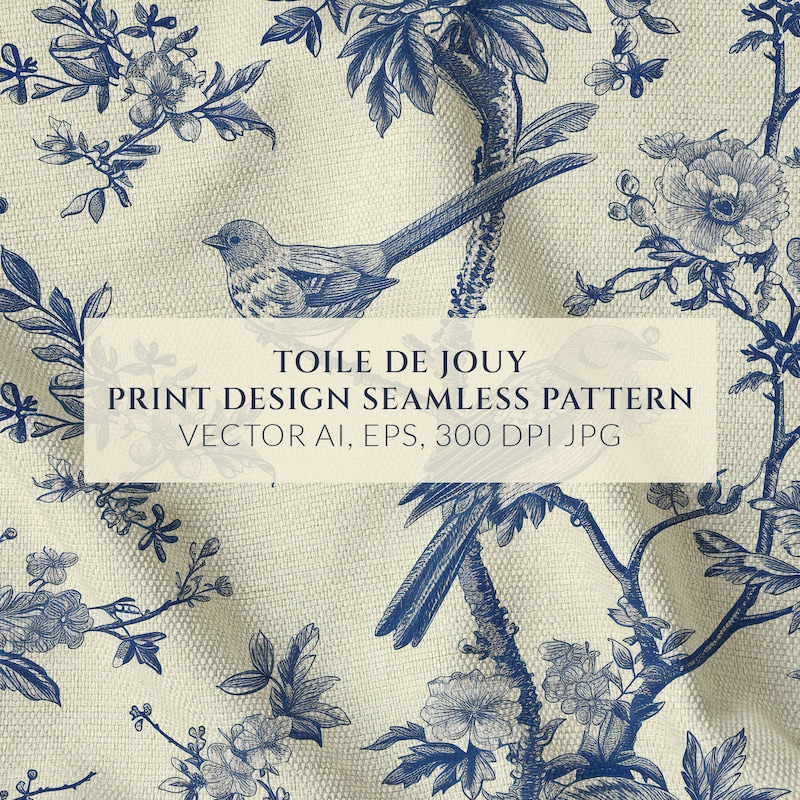 Bird Toile - Etsy