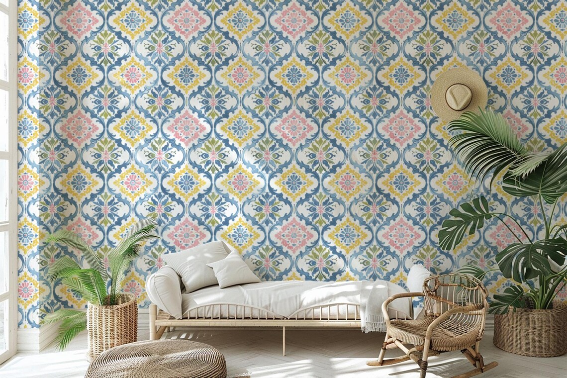Antique Mediterranean Arabesque Ornaments Print Design Vector Seamless ...