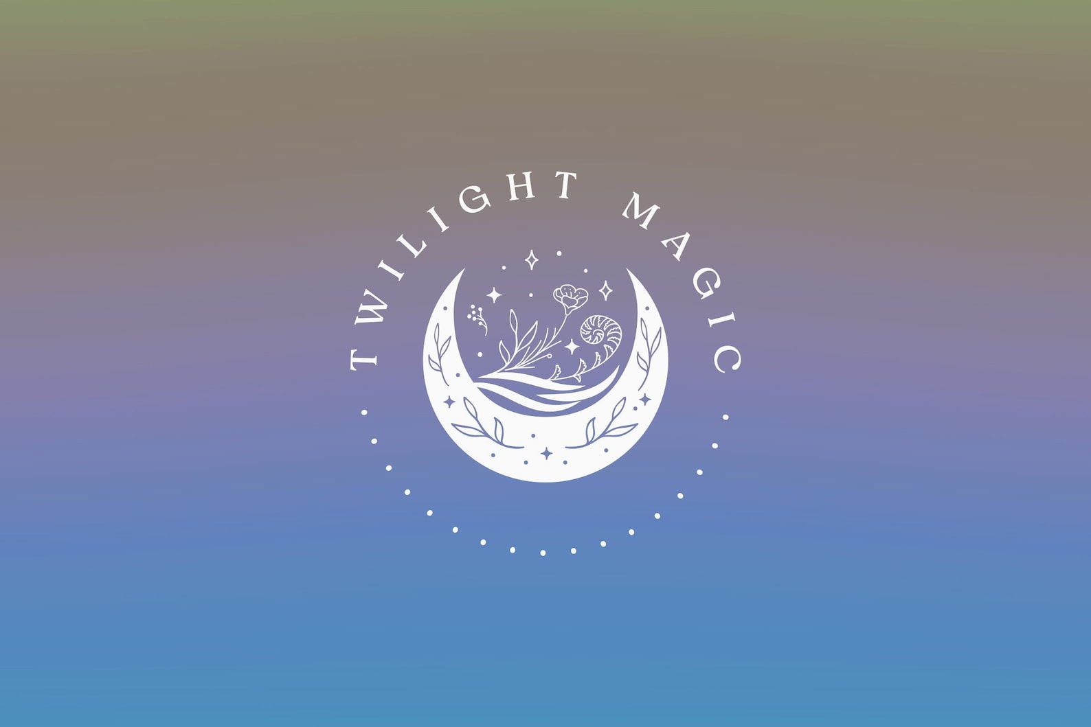 Premade Moon Brand Logo Design for Blog or Small Business - Etsy