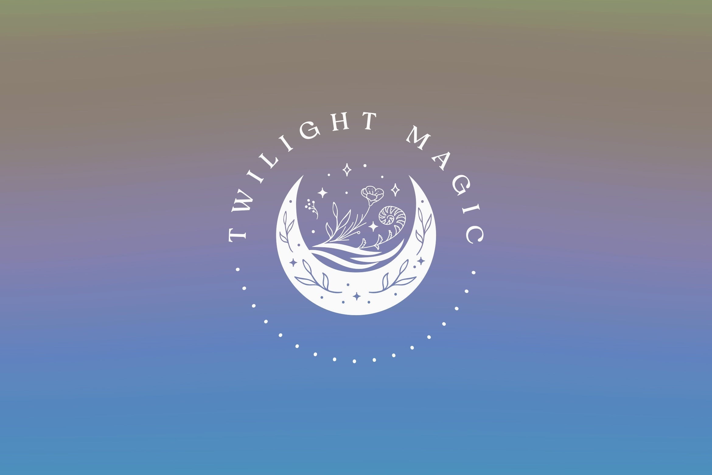 Premade Moon Brand Logo Design for Blog or Small Business - Etsy