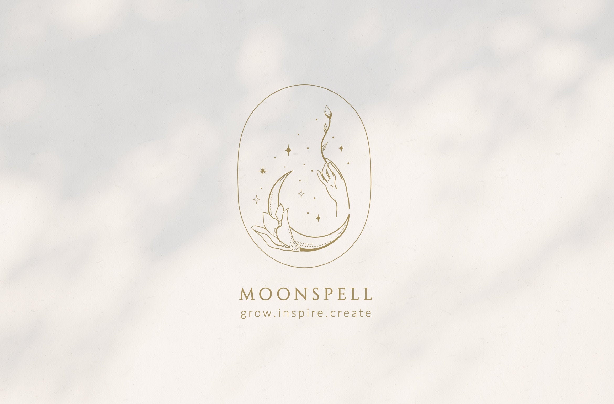 Premade Moon Brand Logo and Packaging Design for Blog or Small | Etsy