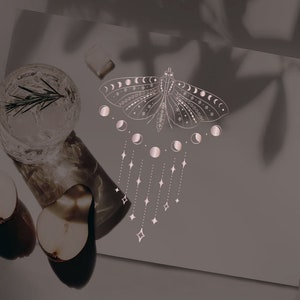 Divine Beauty Pink Gold Pre-made Logo Designs. Esoteric Mystic Symbols ...