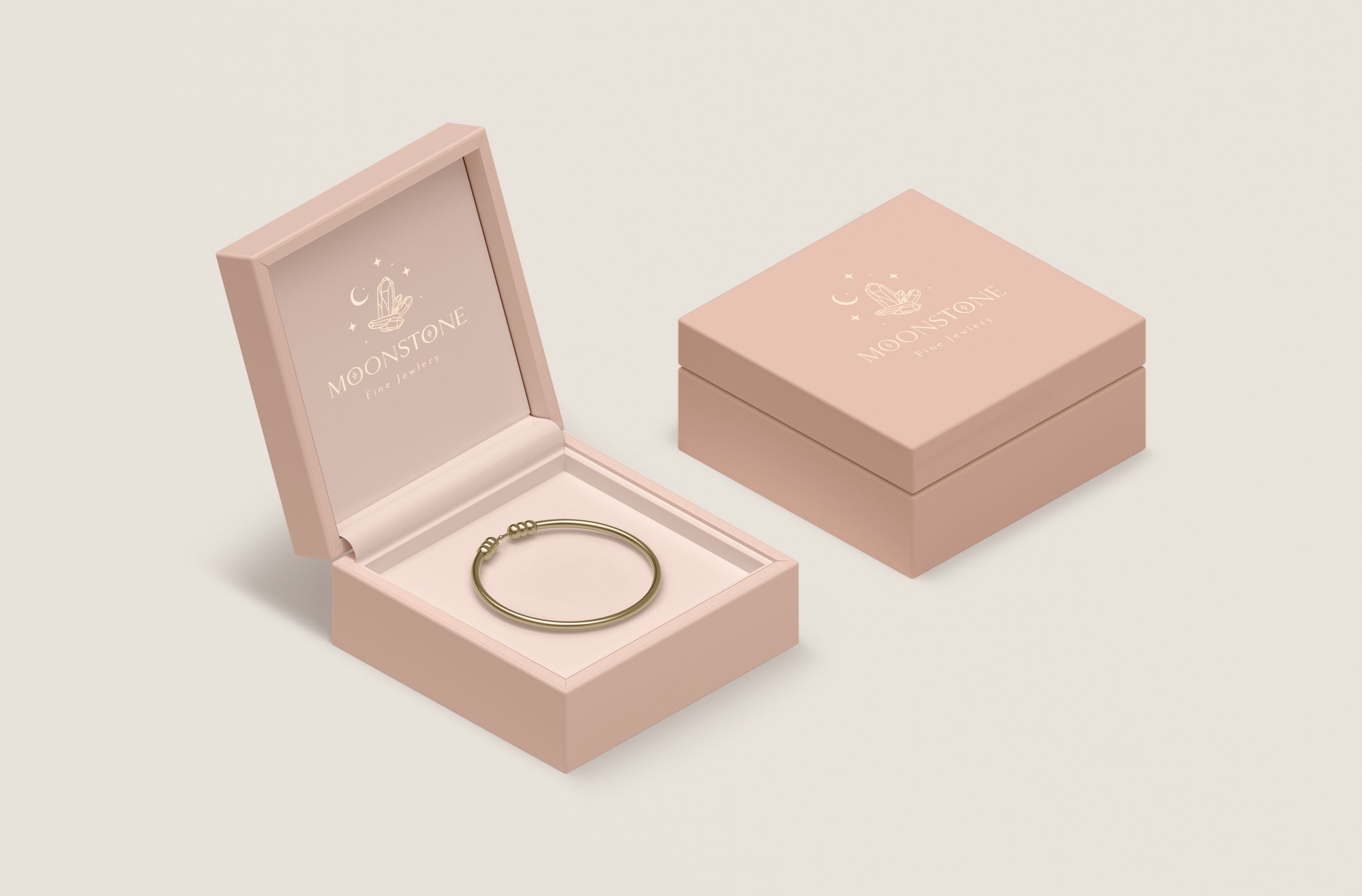 Premade Moonstone Fine Jewelry Brand Logo Design for Blog or - Etsy