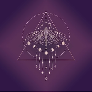 Premade Cosmic Vibes Brand Logo Design for Blog or Small Business ...