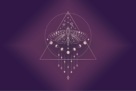 Premade Cosmic Vibes Brand Logo Design for Blog or Small | Etsy