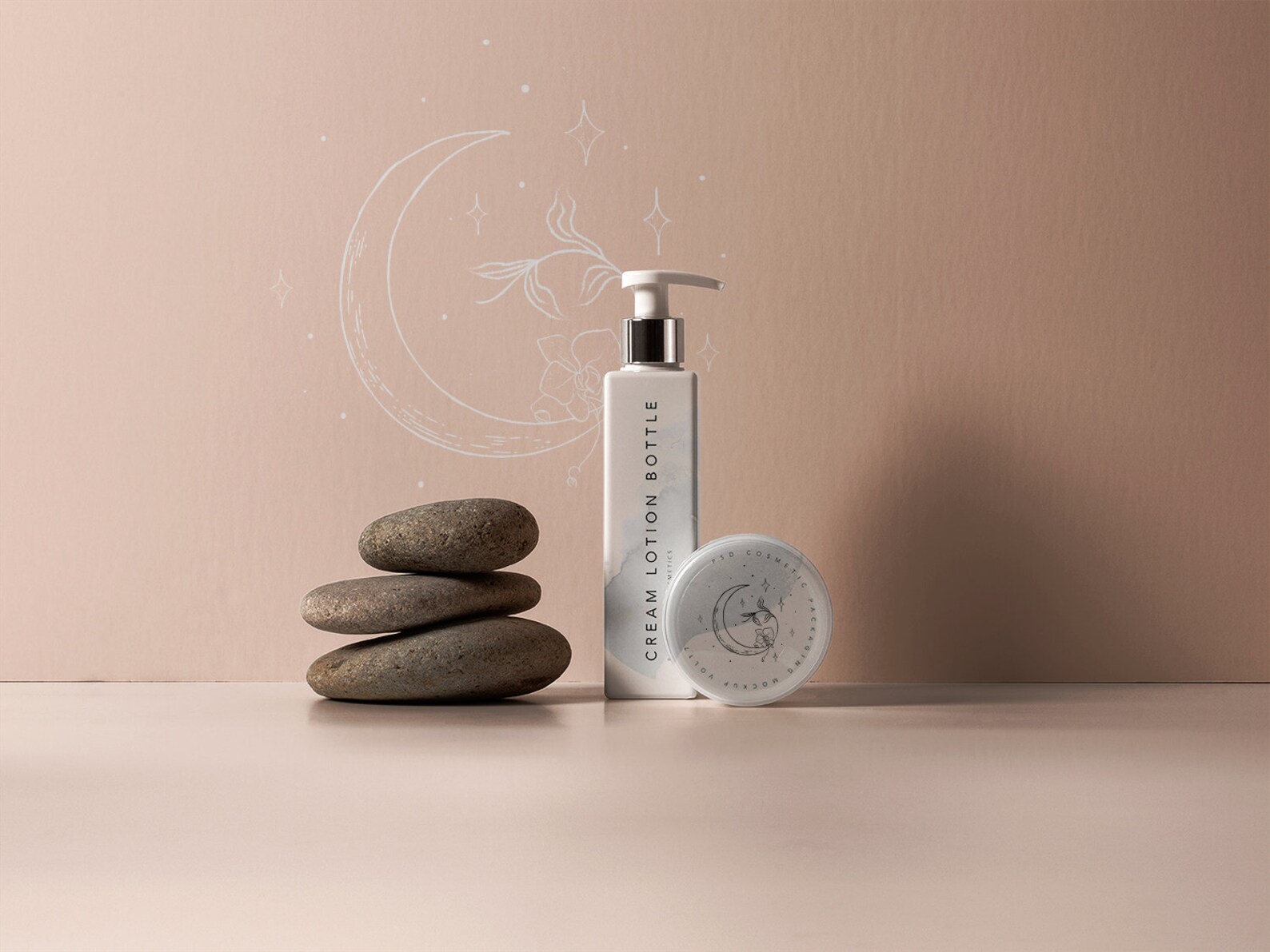 Premade Moon Brand Logo Design for Blog or Small Business - Etsy