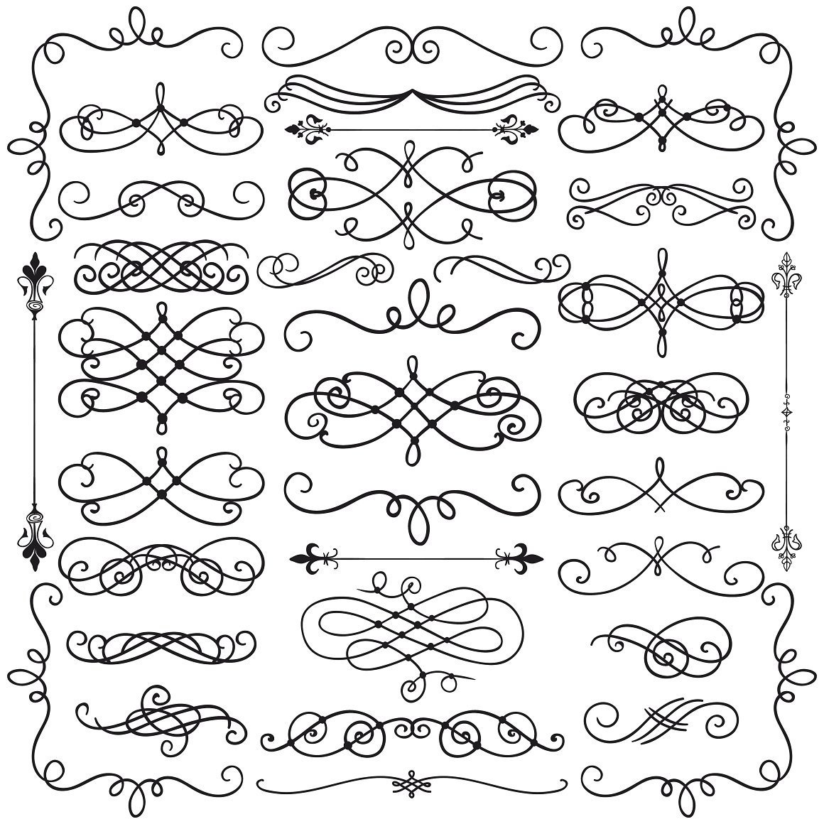 Decorative Swirls Illustrator