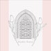 Hand-drawn Gothic Gates Windows. Logo Templates. Floral - Etsy