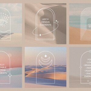 Forms, Shapes Vector Logo Elements. Geometric Forms and Shapes, Vector ...