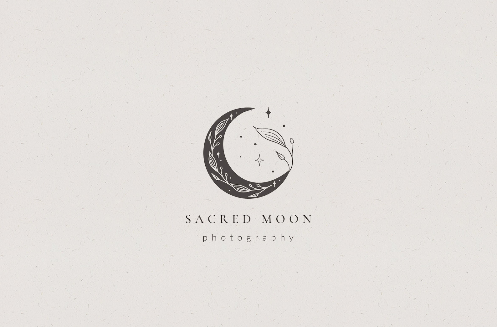 Premade Moon Brand Logo Design for Blog or Small Business - Etsy