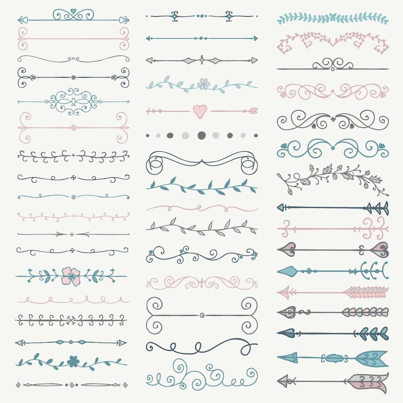 Doodle Dividers - Etsy