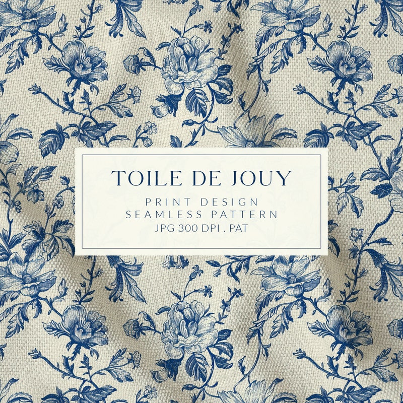 Floral Toile - Etsy