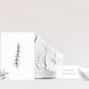 Hand Drawn Floral Doodles: SVG Hand Drawn Doodle Florals, Vector ...