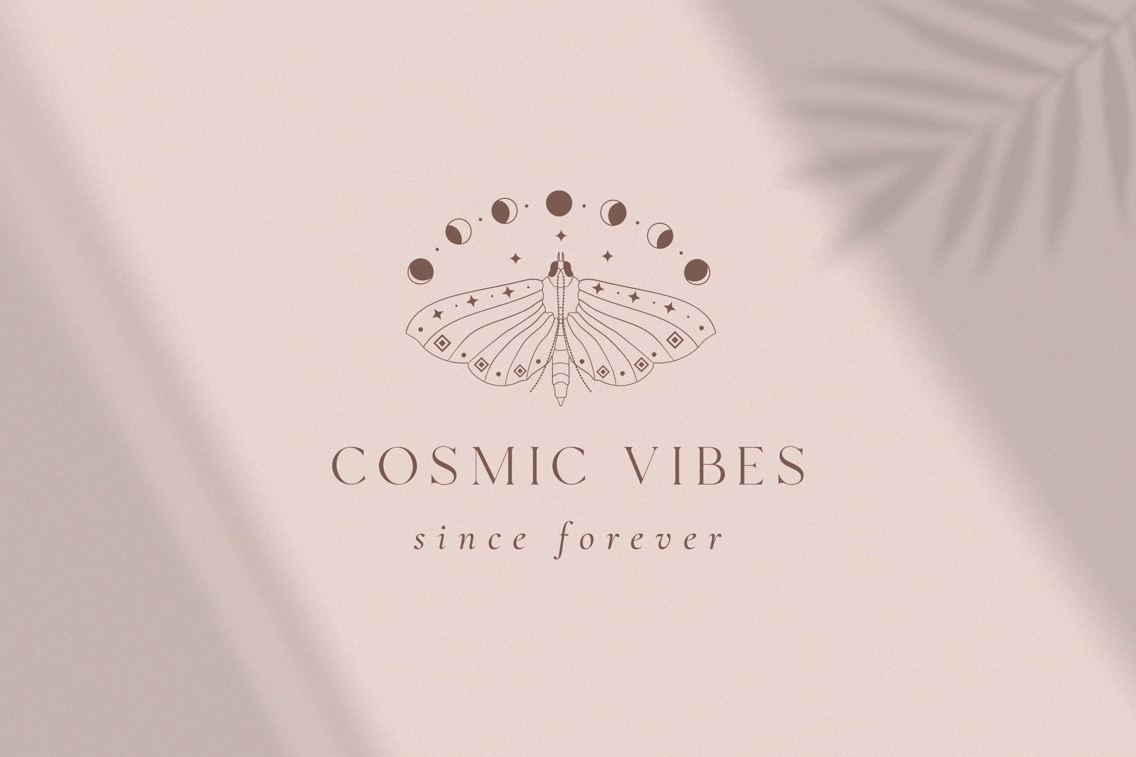 Premade Cosmic Vibes Brand Logo Design for Blog or Small | Etsy