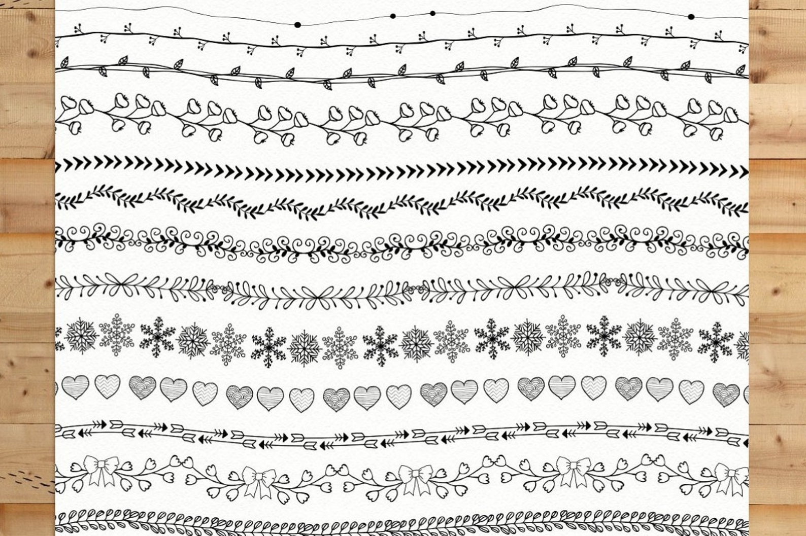 100 Pattern Brushes 9 Graphic Styles. Huge Pack of More Than - Etsy