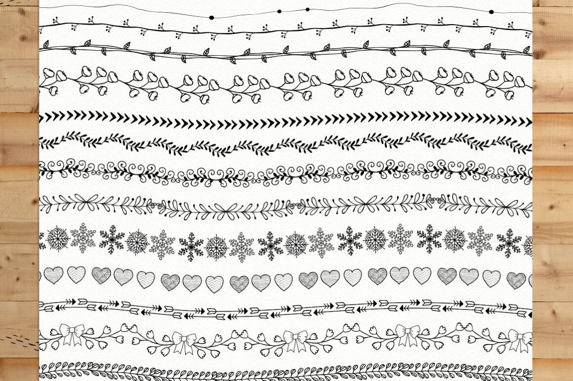 100 Pattern Brushes 9 Graphic Styles. Huge Pack of More Than - Etsy