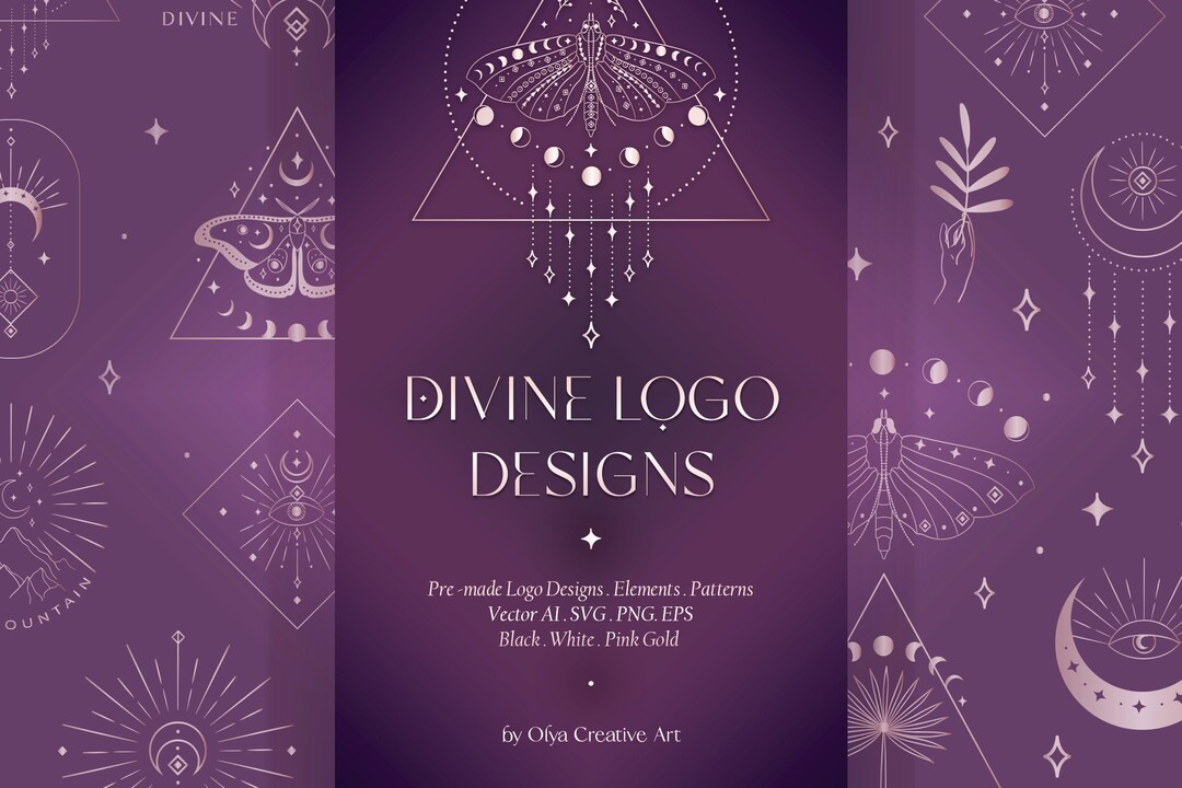 Divine Beauty Pre-made Logo Designs, Illustrations, Elements and ...