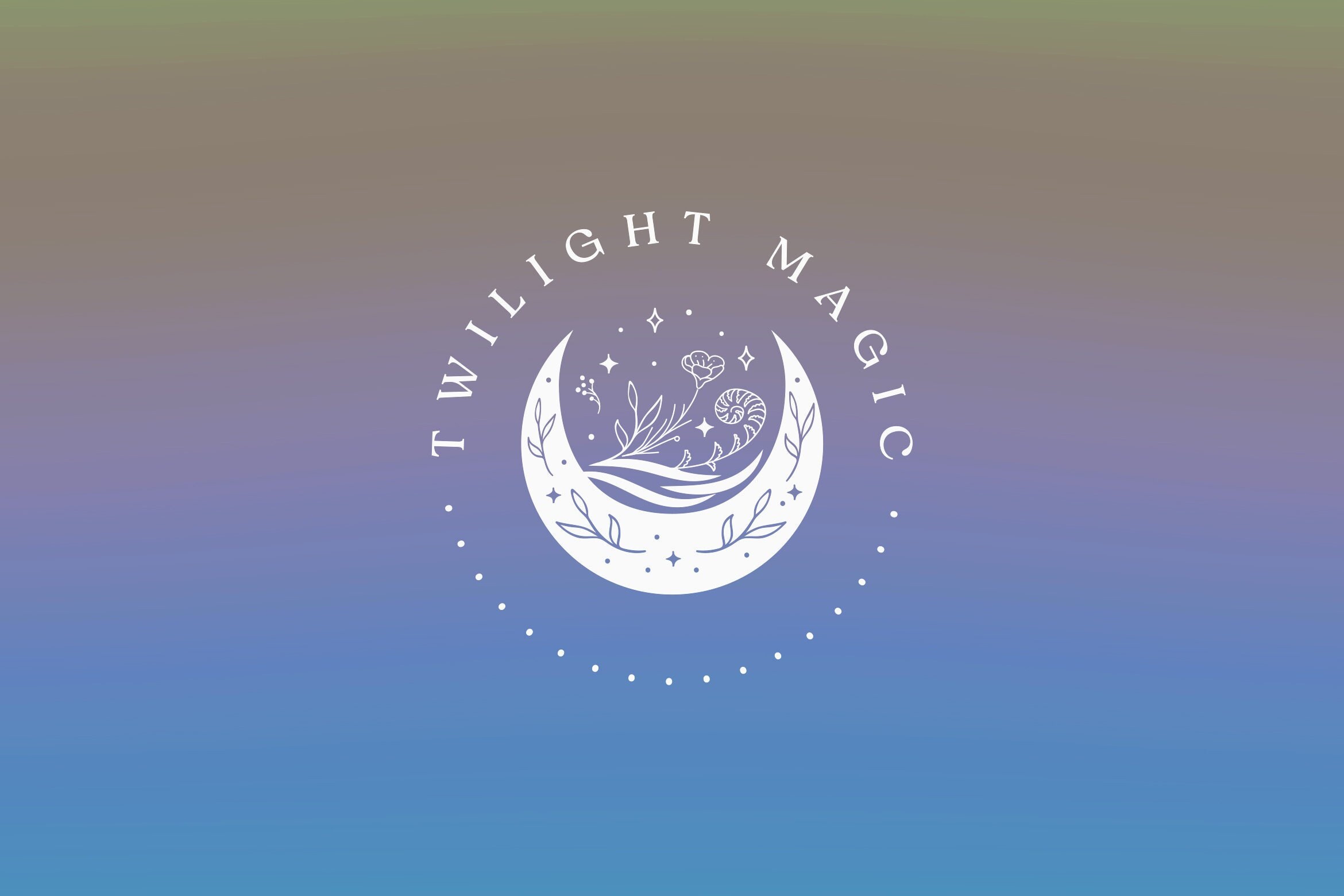 Premade Moon Brand Logo Design for Blog or Small Business | Etsy