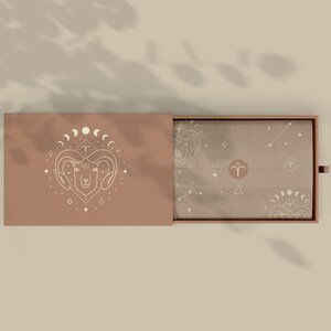 Zodiac Signs and Horoscope Design Kits: Golden & Purple Premade Logo ...