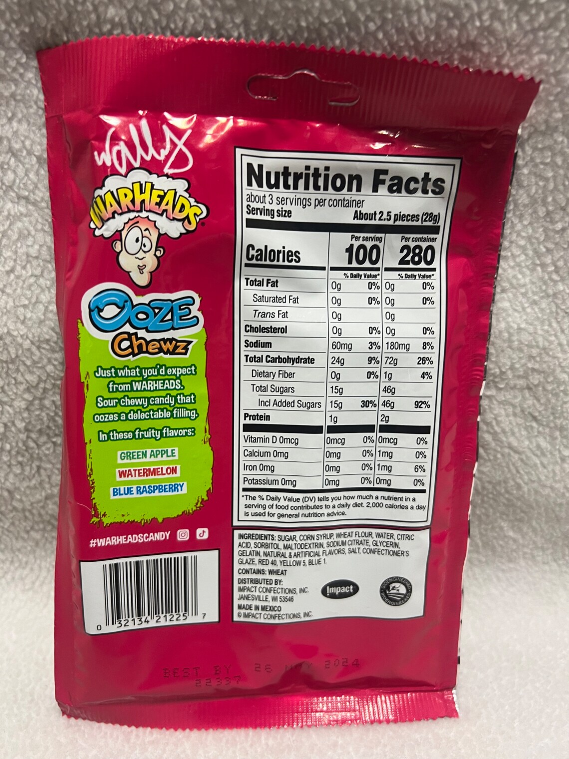 Warheads Ooze Chews Ropes - Etsy