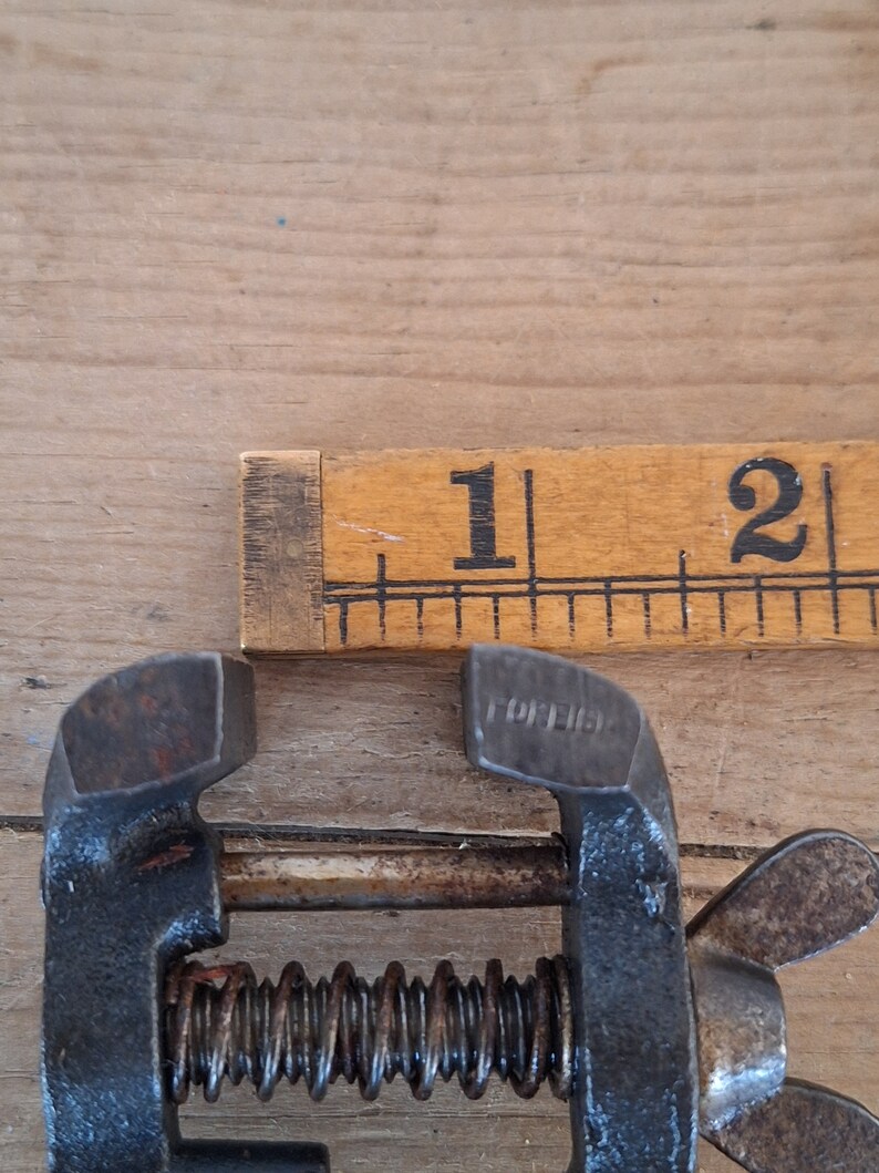 Vintage Hand Vice With Wooden Handle Pin Vice - Etsy