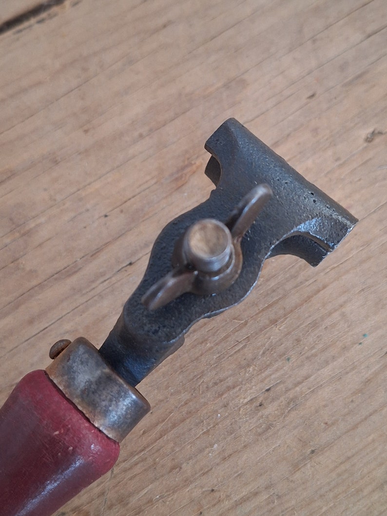 Vintage Hand Vice With Wooden Handle Pin Vice - Etsy