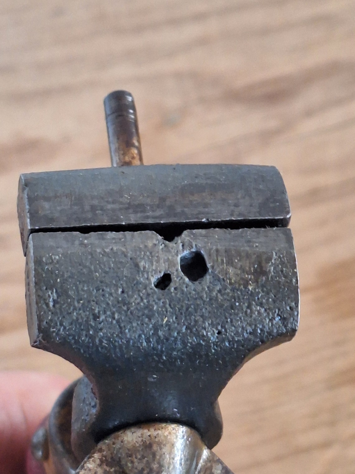 Vintage Hand Vice With Wooden Handle Pin Vice - Etsy
