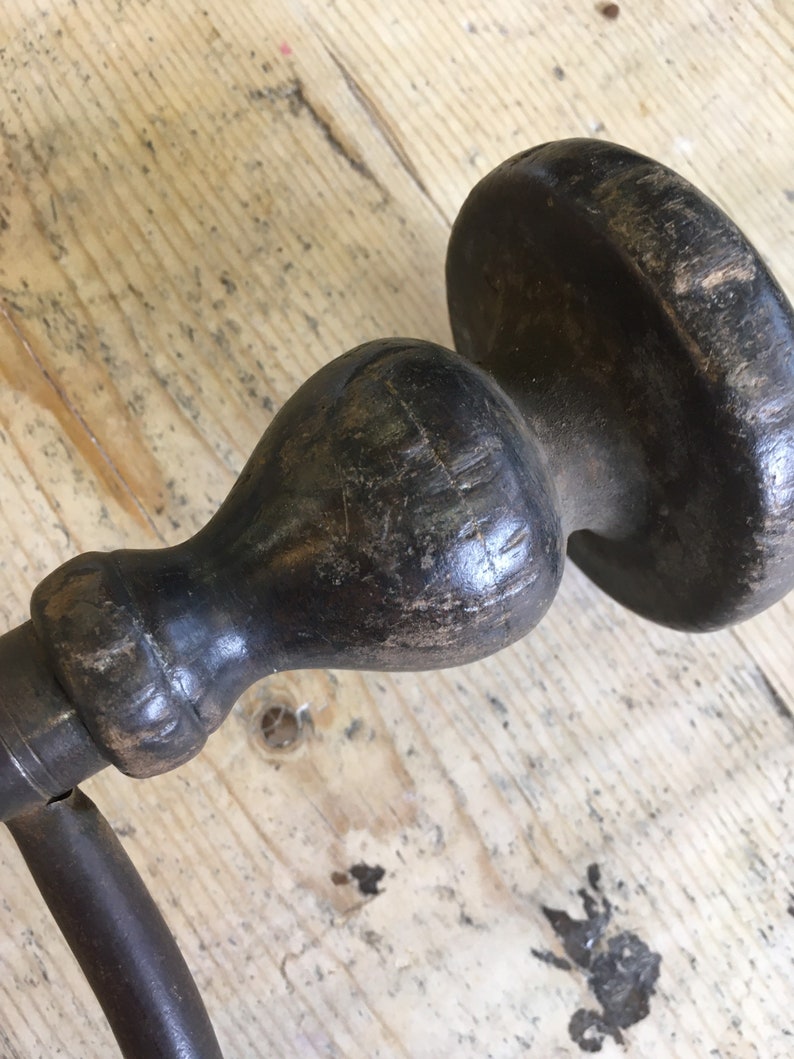 Antique Carpenters Penny Brace Drill. Carpenters Hand Brace. - Etsy