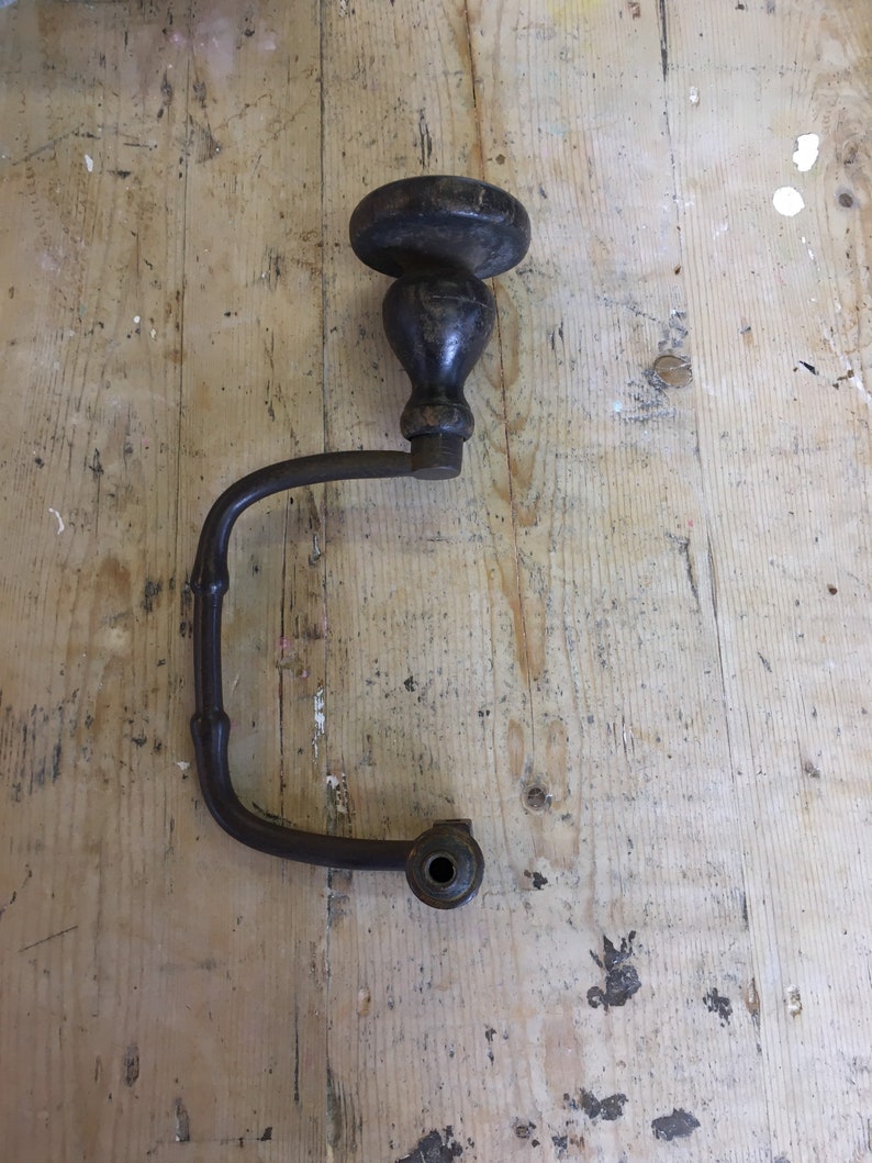 Antique Carpenters Penny Brace Drill. Carpenters Hand Brace. - Etsy