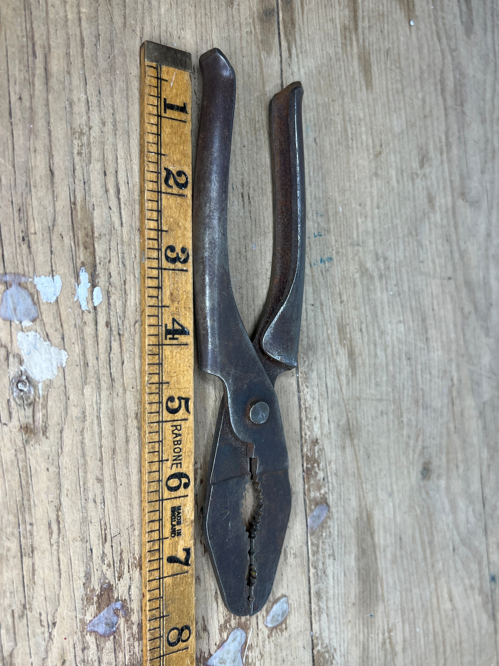 Vintage Shelley Pliers, Classic Car Toolkit Item, Crows Foot Stamp - Etsy