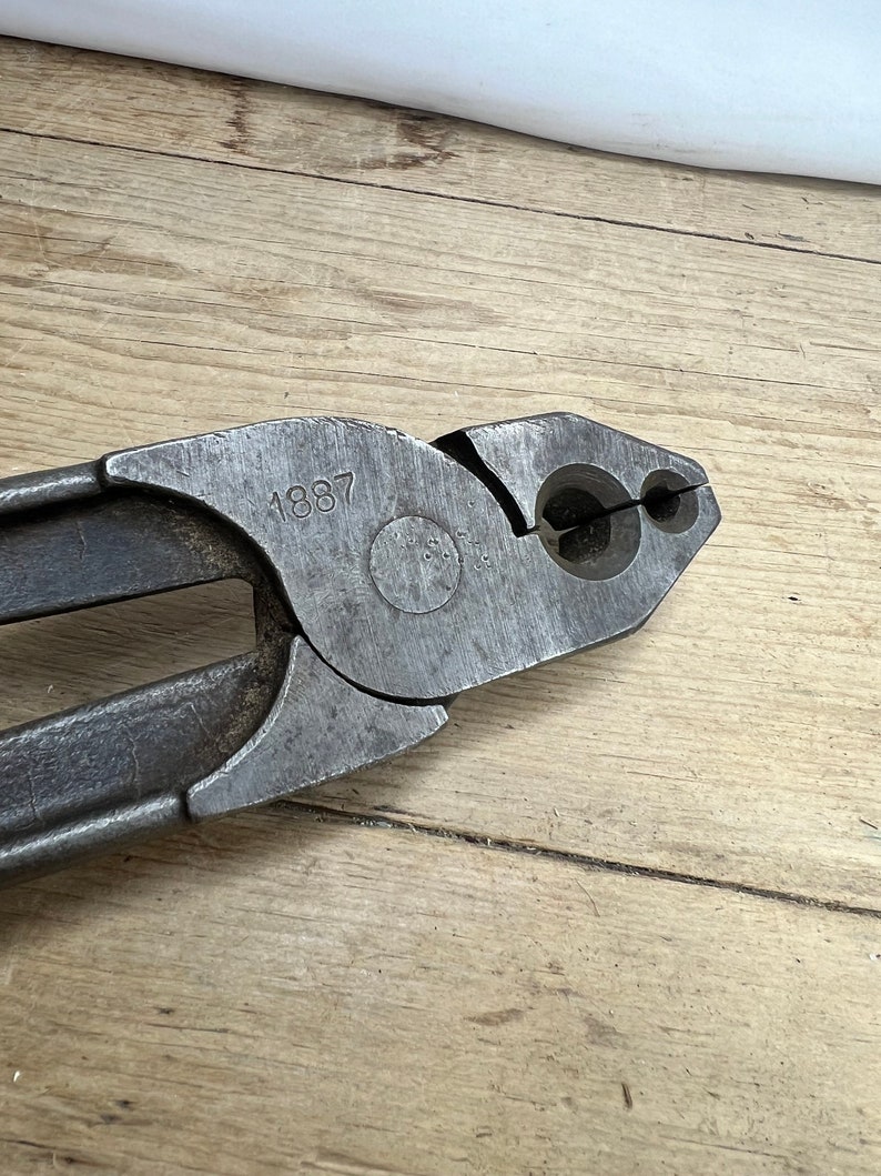 Antique Lockable Crimps / Pliers / Grips. Dated 1887. - Etsy