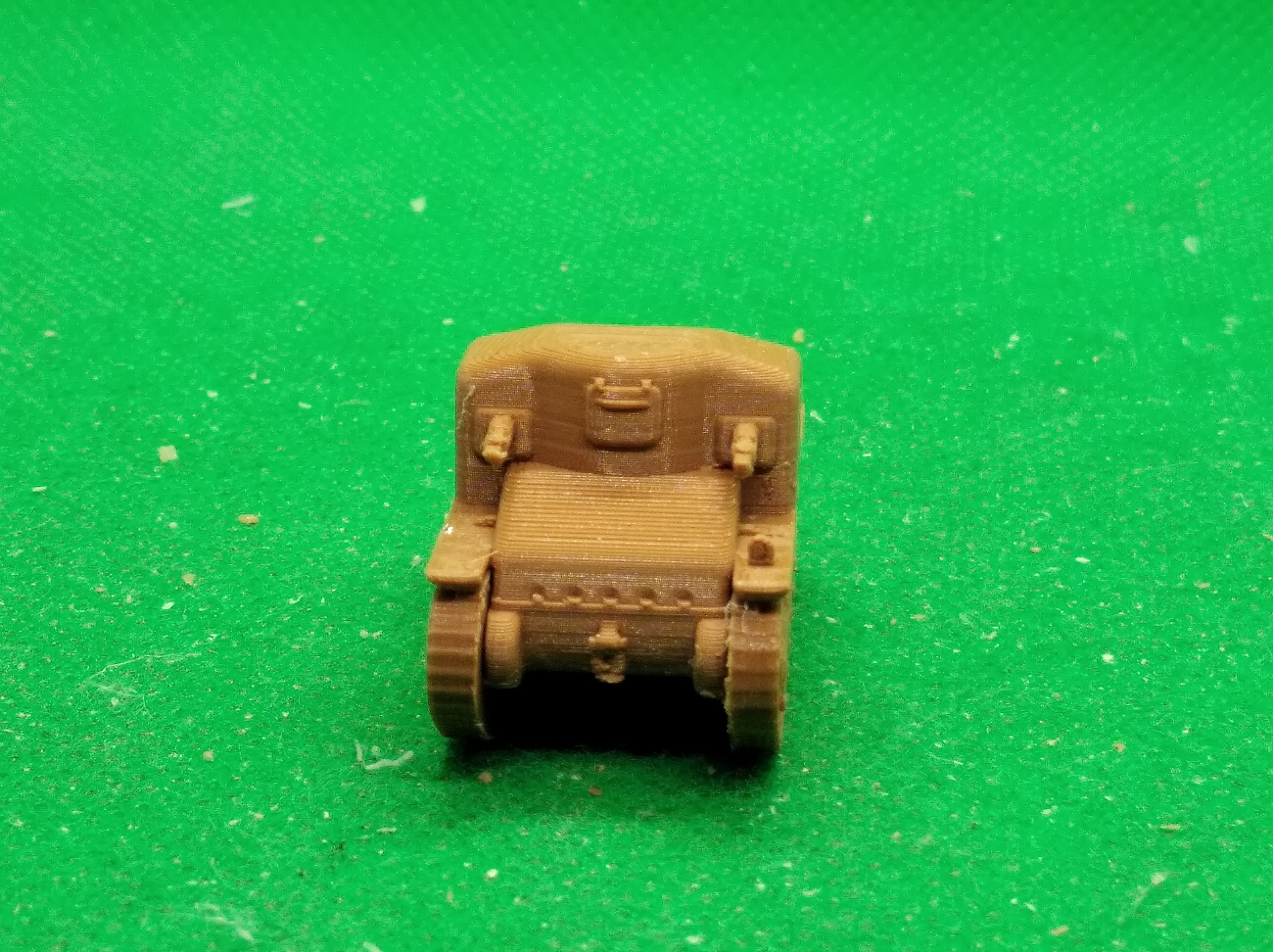 1/72 Scale French Renault DAF 1B One-man Tank Project, World War Two ...