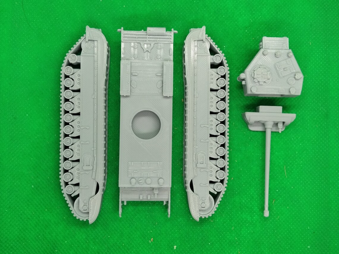 1/72 Scale British Black Prince Infantry Tank Prototype, World War Two ...