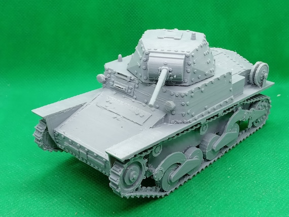 1/30 Scale Italian Fiat L6/40 Light Tank World War Two WW2 | Etsy
