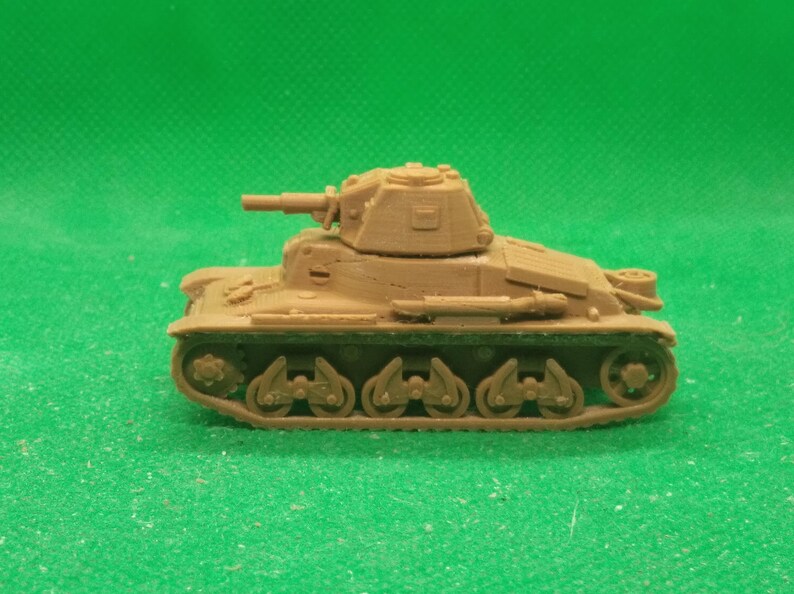 1/72 Scale French Hotchkiss H35 Light Tank With German Cupola SA38 Gun ...