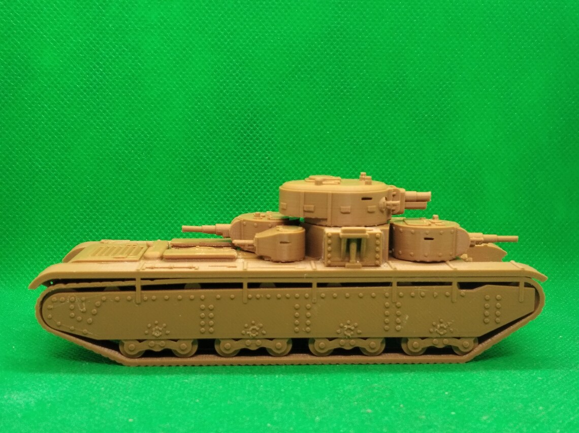 1/72 Scale Soviet T-35A Model 1935 Multi-turreted Heavy Tank (without ...