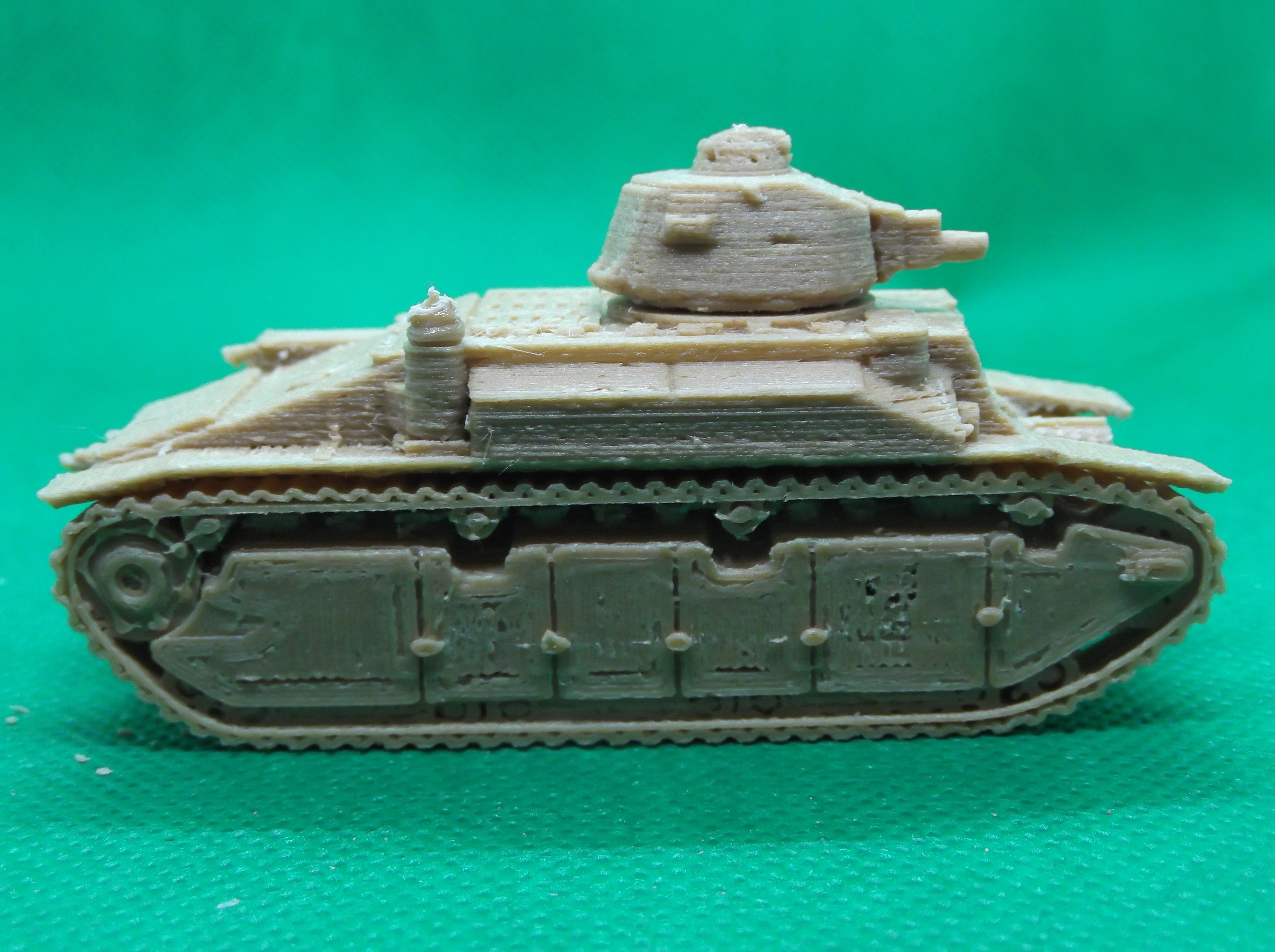 1/72 Scale French Renault Char D2 Medium Tank SA34 Anti-tank - Etsy ...